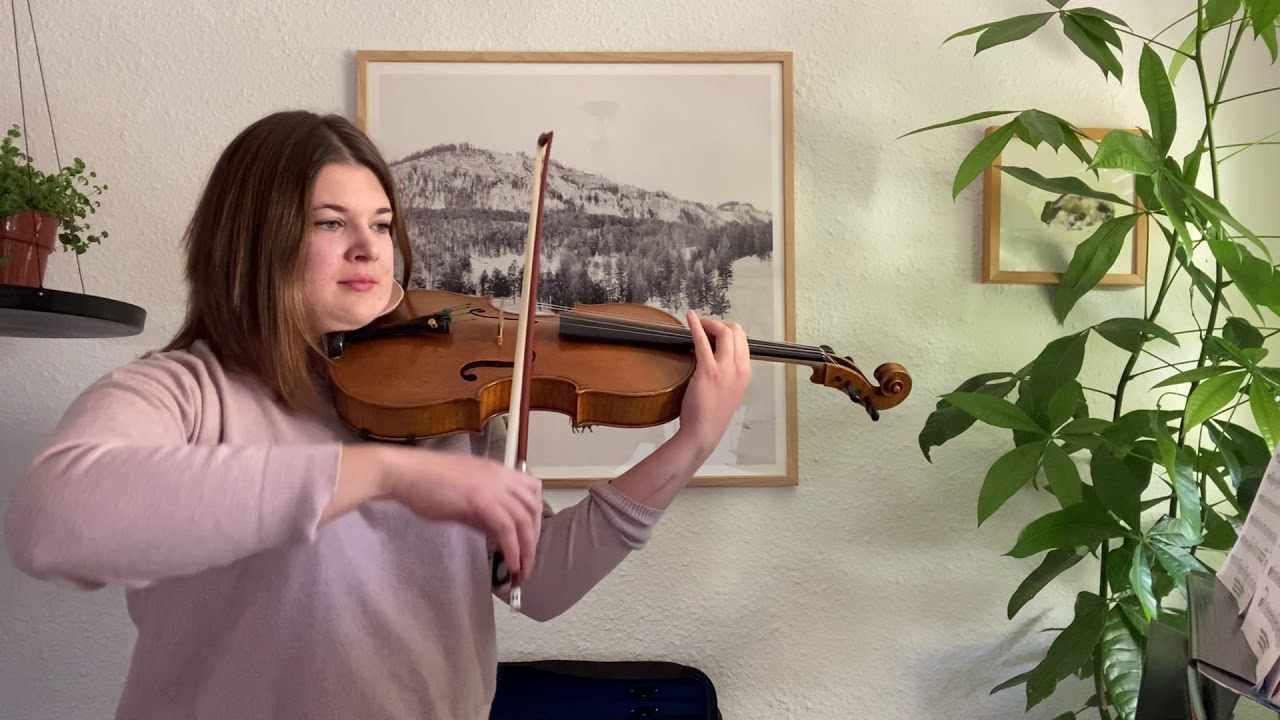 B flat Major 2 Octave Scale Viola - YouTube