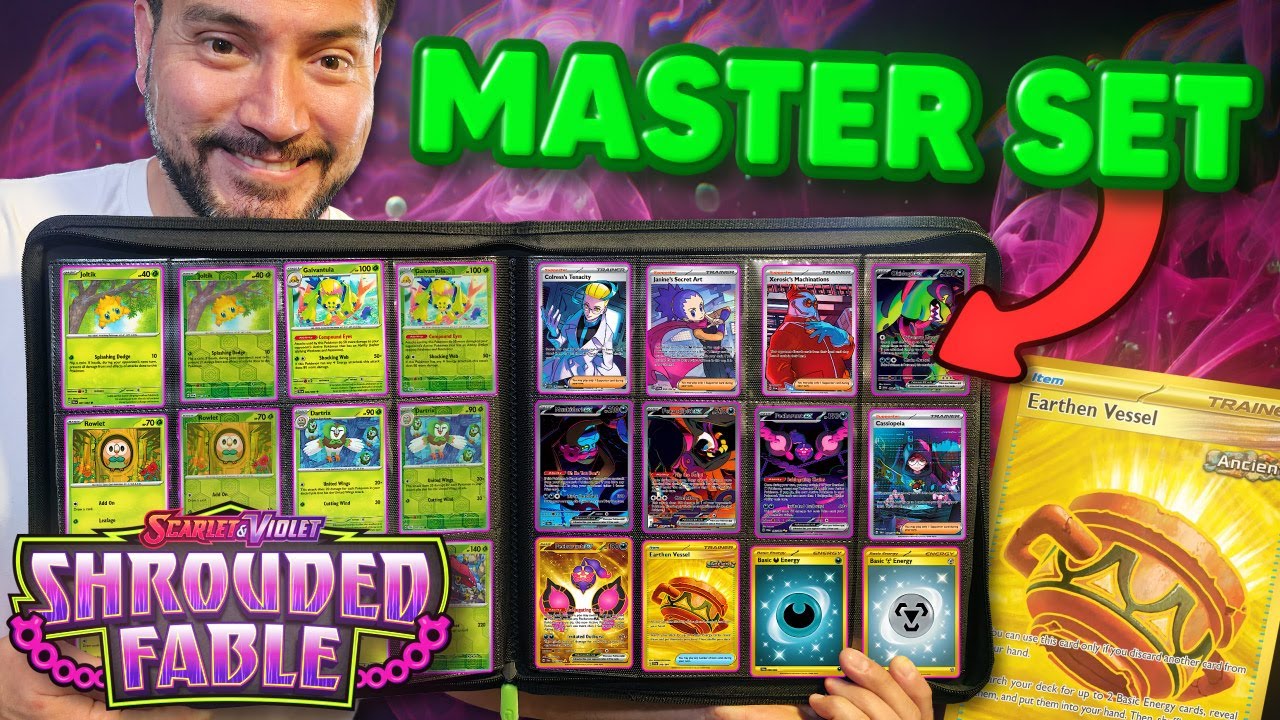Showcasing Our Pokemon Shrouded Fable Master Set! - YouTube