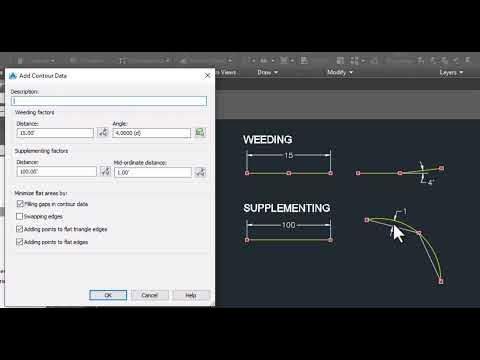 Create an existing Surface from Contours(Add points, swaps edges, modify points & add line ...
