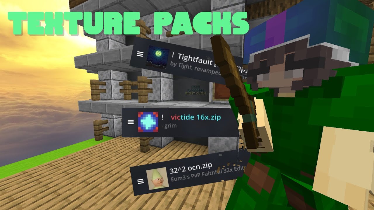 using YOUR favourite texture packs! - YouTube