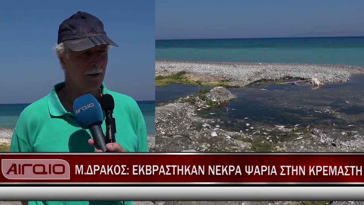 Μ. ΔΡΑΚΟΣ ΕΚΒΡΑΣΤΗΚΑΝ ΝΕΚΡΑ ΨΑΡΙΑ ΣΤΗΝ ΚΡΕΜΑΣΤΗ - YouTube