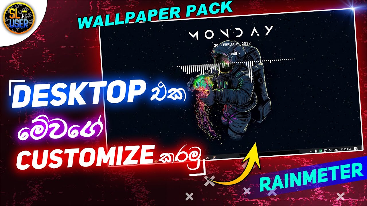 How To Customize Your Desktop In Sinhala | Clean And Professional | SL ...