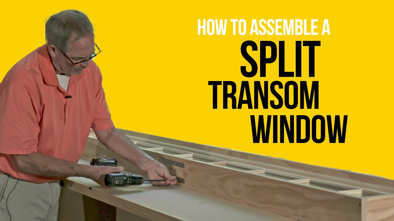 Split Transoms Assembly Video - YouTube