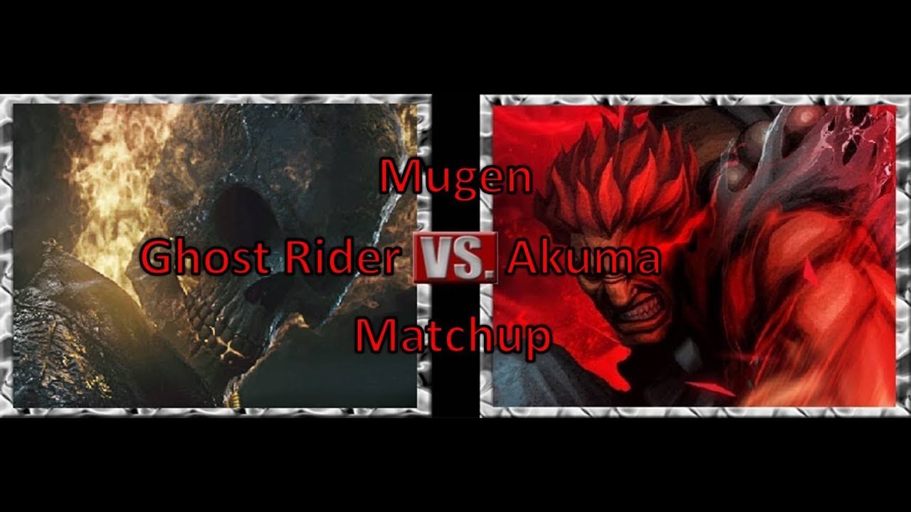 Akuma vs Ghost Rider - YouTube