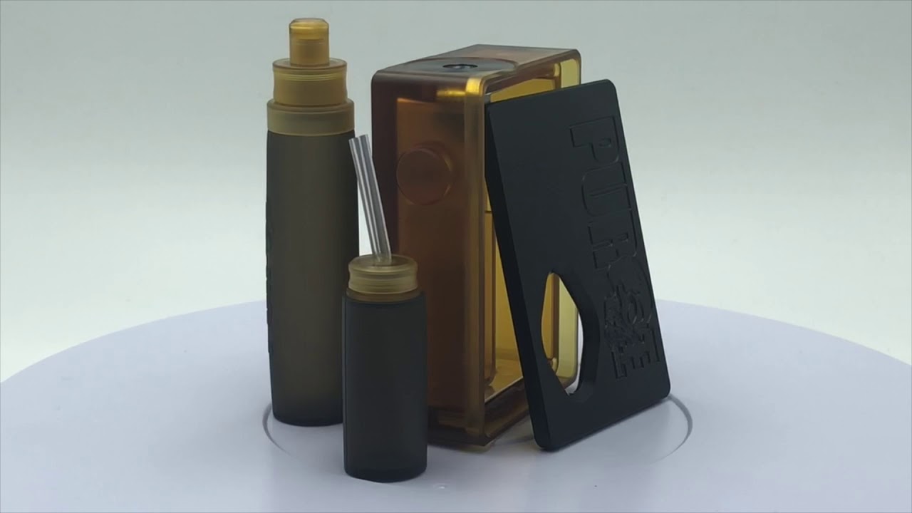 Ultem Squonk Mod With Aluminium Door - Purge Mods - YouTube