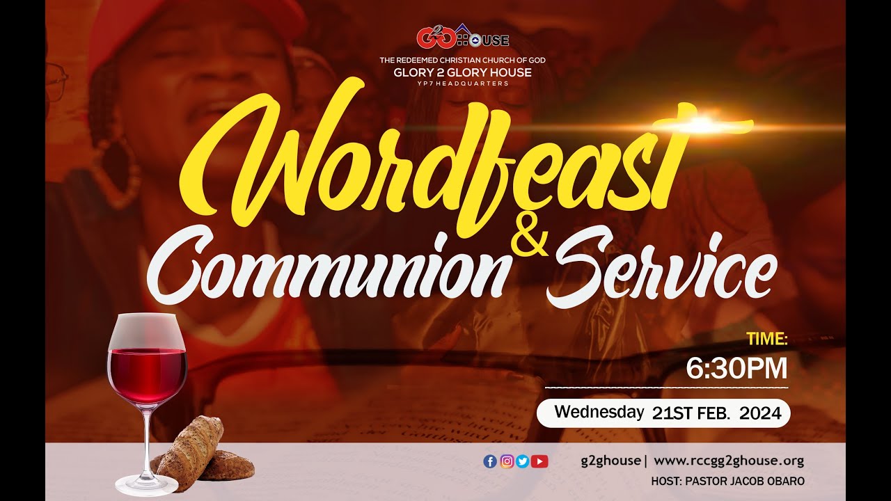 Word Feast & Communion Service || Wednesday, 21st February, 2024 - YouTube