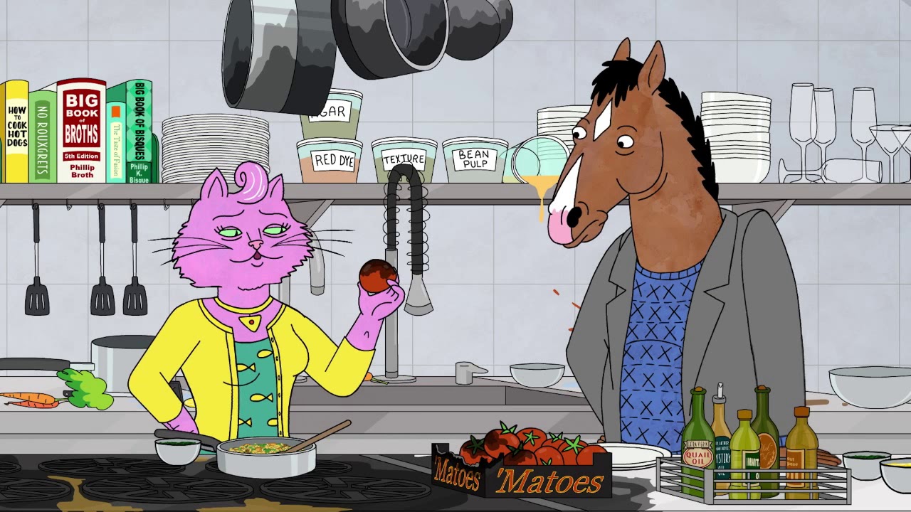 BoJack Horseman - BoJack tells Princess Carolyn that he loves her ...
