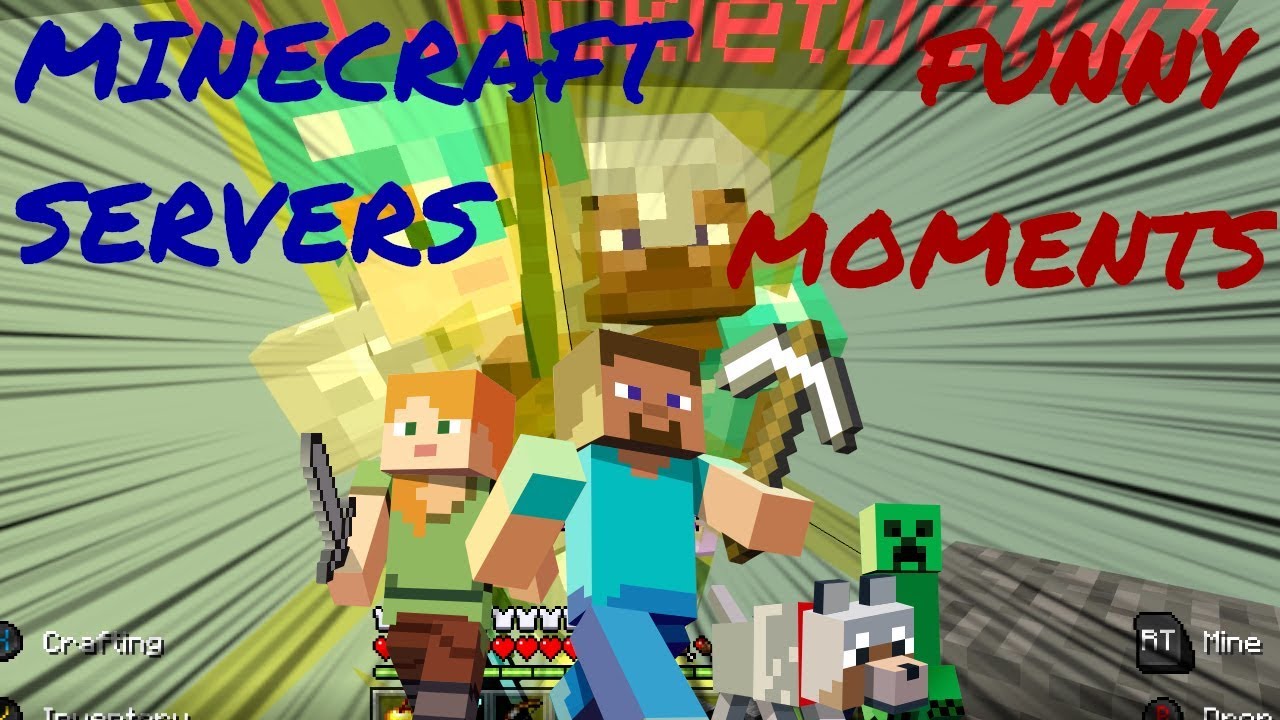Minecraft Servers Funny Moments! Also I'm good at skywars... - YouTube
