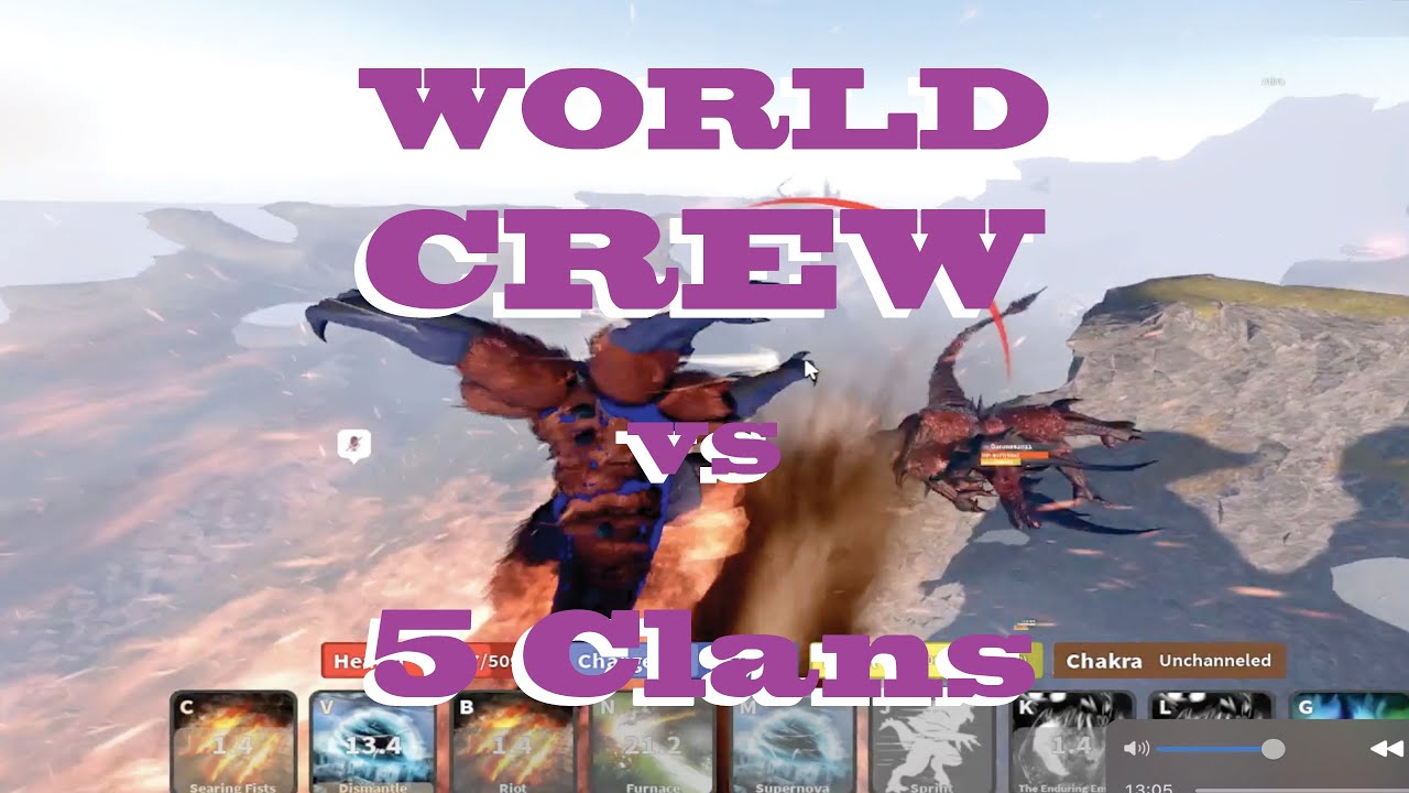 World Crew vs 5 Clans - YouTube