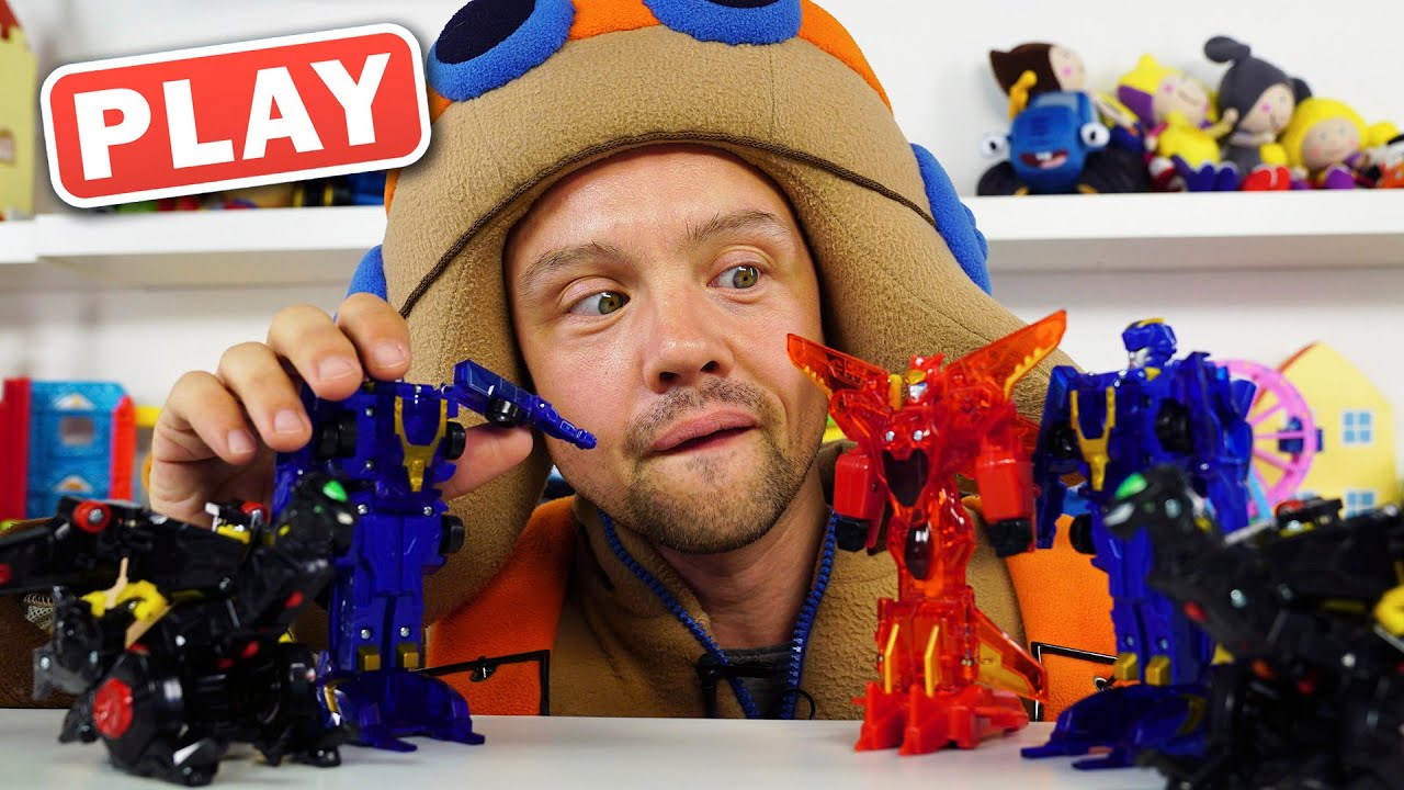 KyKyPlay - Трансформеры - Поиграйка с Пилотом Винтиком - YouTube