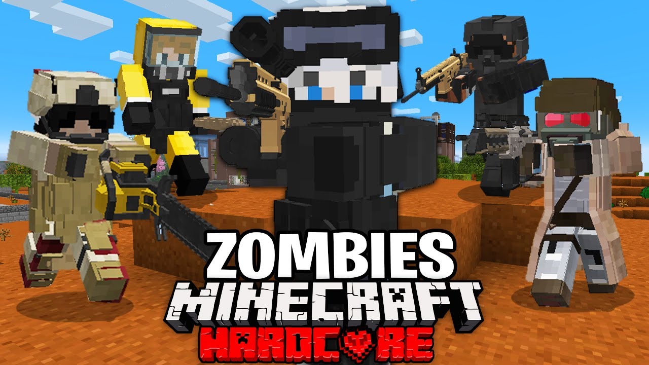 100 Players Simulate a ZOMBIE APOCALYPSE in Minecraft - YouTube