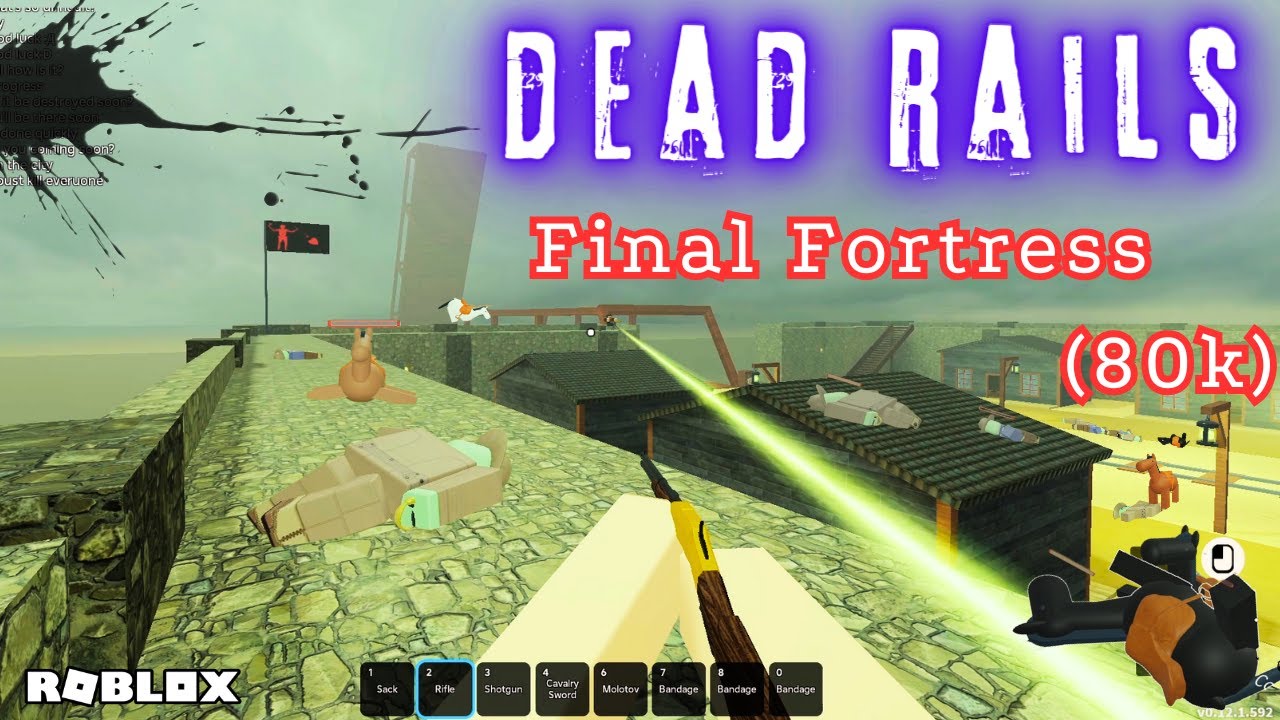 DEAD RAILS - Final Fortress (80k) | Quick Team Fort Capture! | ROBLOX ...