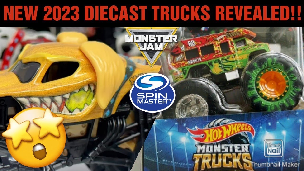 NEW 2023 SPIN MASTER MONSTER JAM TRUCKS & MORE REVEALED!! - YouTube