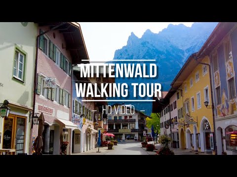 Mittenwald /Germany, das schönste Dorf in Deutschland [HD walking tour ...
