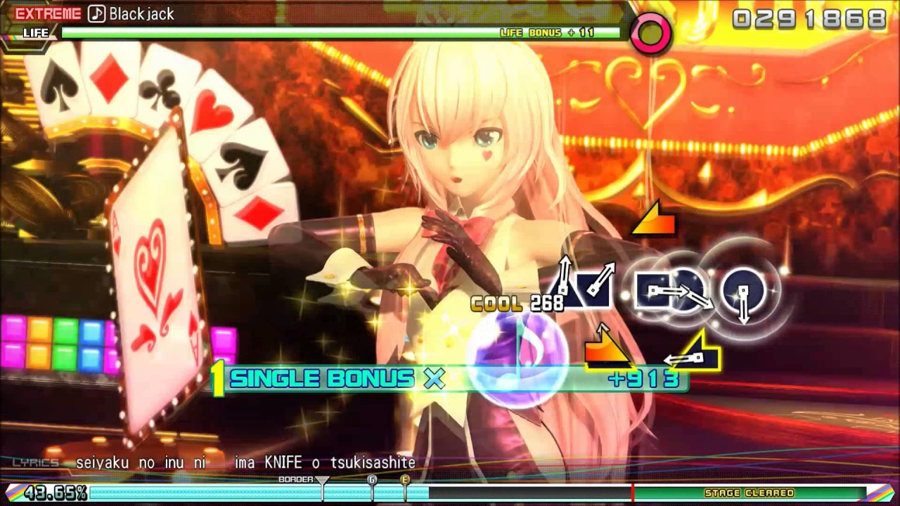 【Project Diva Future Tone】Megurine Luka - Blackjack - PERFECT Extreme ...