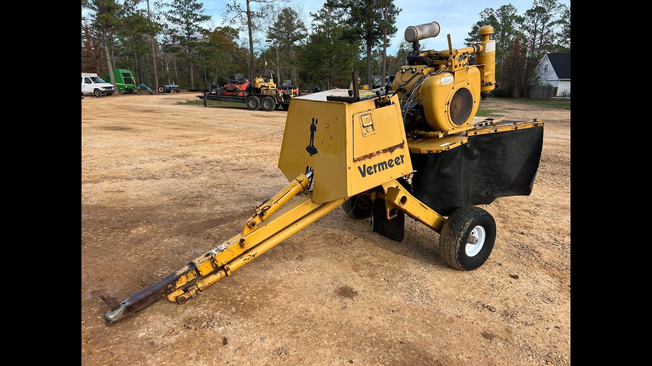 Vermeer 630B Tow Behind Stump Grinder SN398 Lot#692 - YouTube