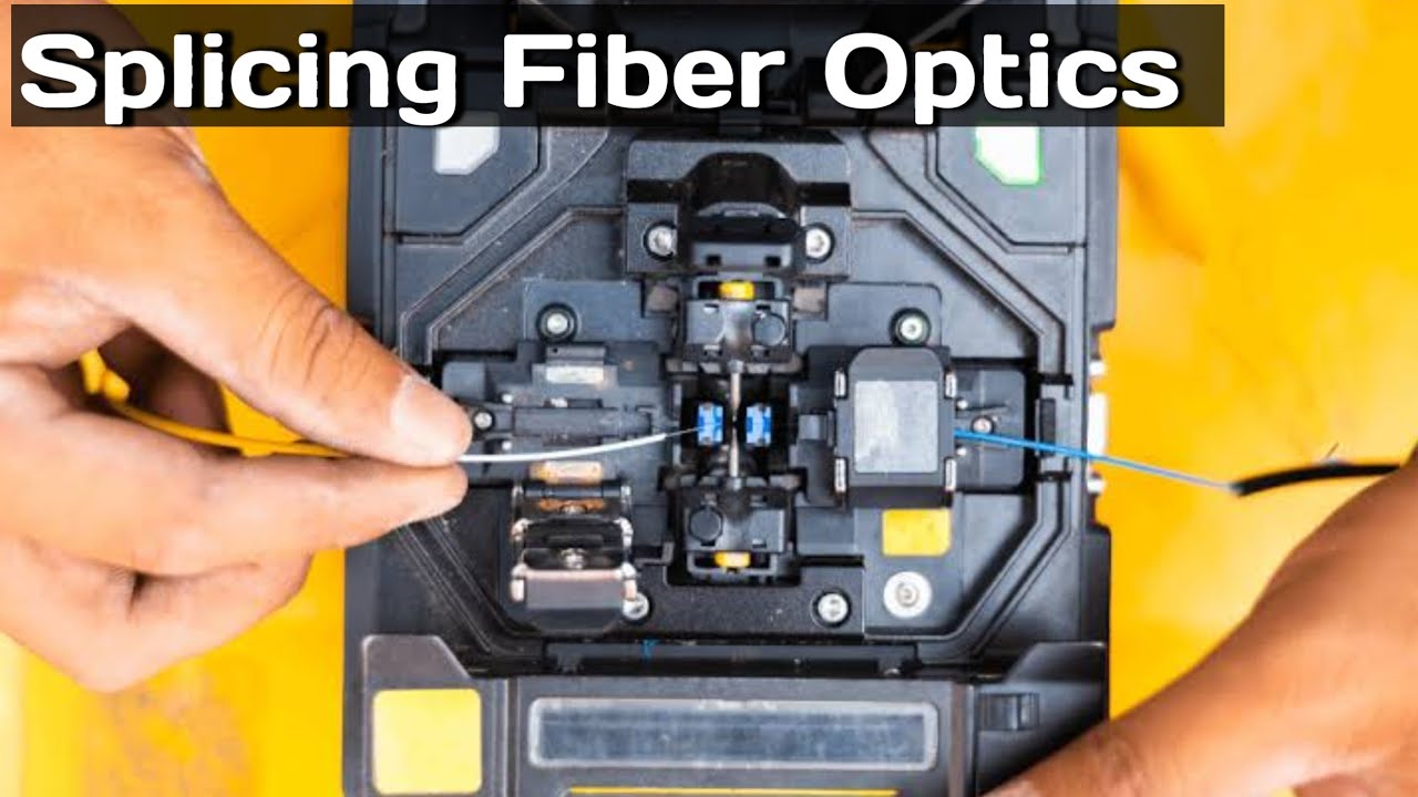 How to Splice & Repack Broken Fiber Optics Cable? - YouTube