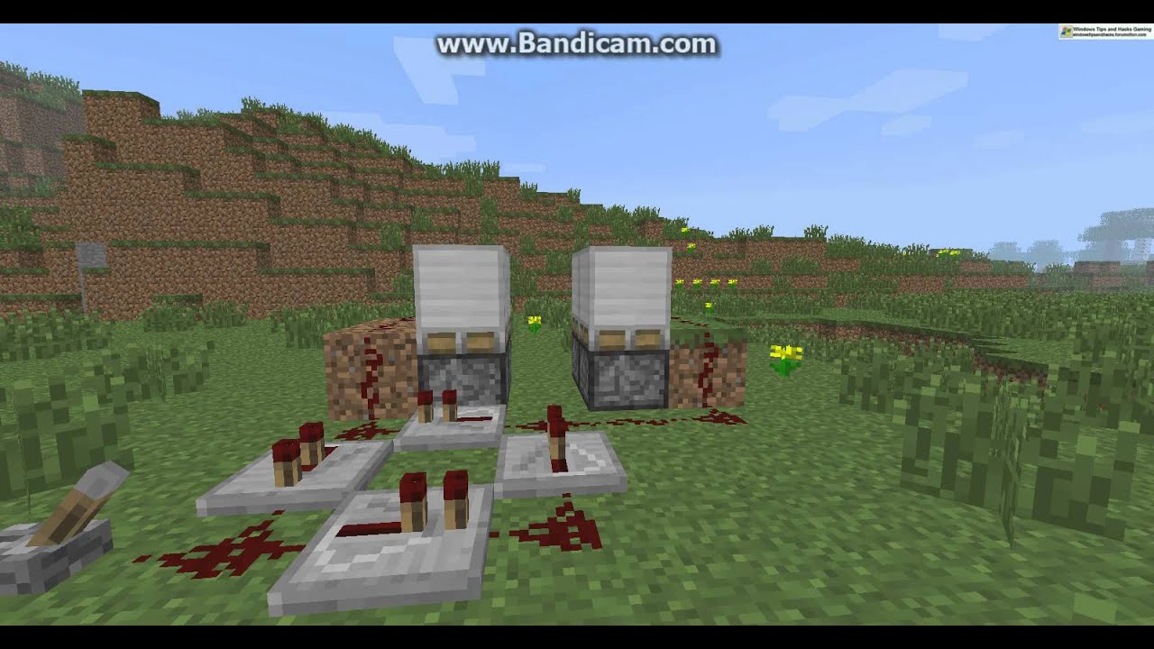 Minecraft "Piston Engine" - YouTube