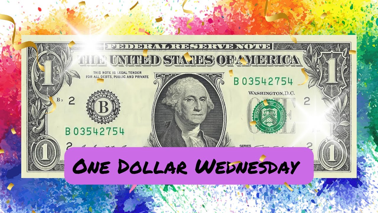 One Dollar Wednesday #lowincomebudgeting #savingschallenges - YouTube
