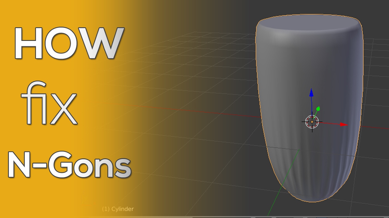 Quick Tip: How to fix N-Gons in blender - YouTube