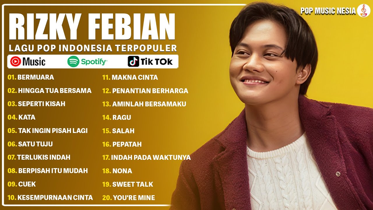 RIZKY FEBIAN FULL ALBUM TERBARU 2024 VIRAL | KUMPULAN LAGU RIZKY FEBIAN ...