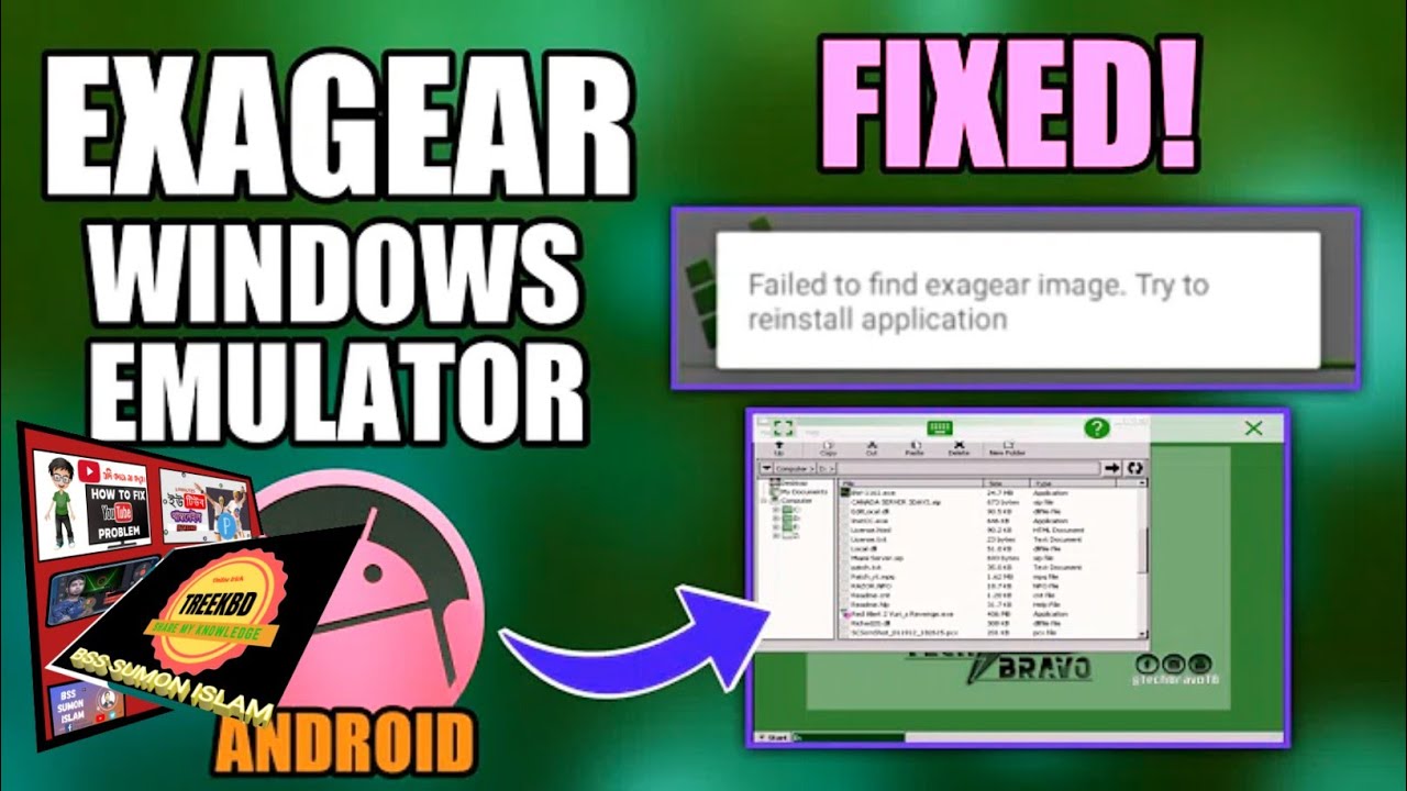 #Treekbd How To Install & Fix "Failed to find ExaGear image" Error ...