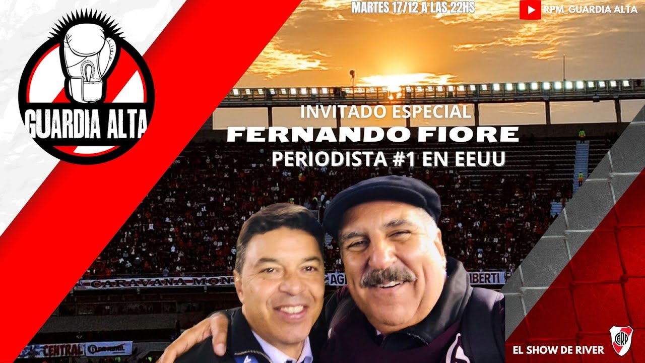 FERNANDO FIORE en vivo en GUARDIA ALTA con Seba Srur y Fabian De Cesare ...