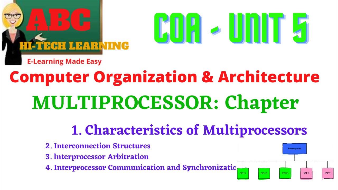 CHARACTERISTICS OF MULTIPROCESSOR - YouTube