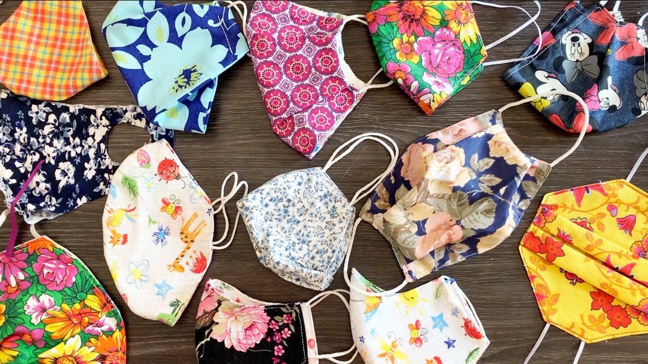 12 Easy Masks / Overview of the easiest masks for sewing at home / DIY ...