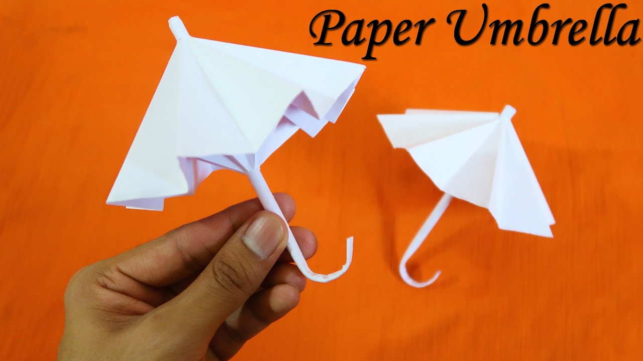 How To Make A Paper Umbrella That Opens And Closes Easy Tutorial How To Make A Paper Umbrella That Opens And Closes Easy Tutorial