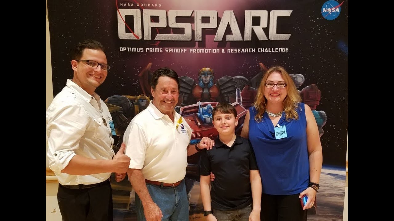 Owner of AOE Optimus Prime replica inspires young minds at NASA - YouTube