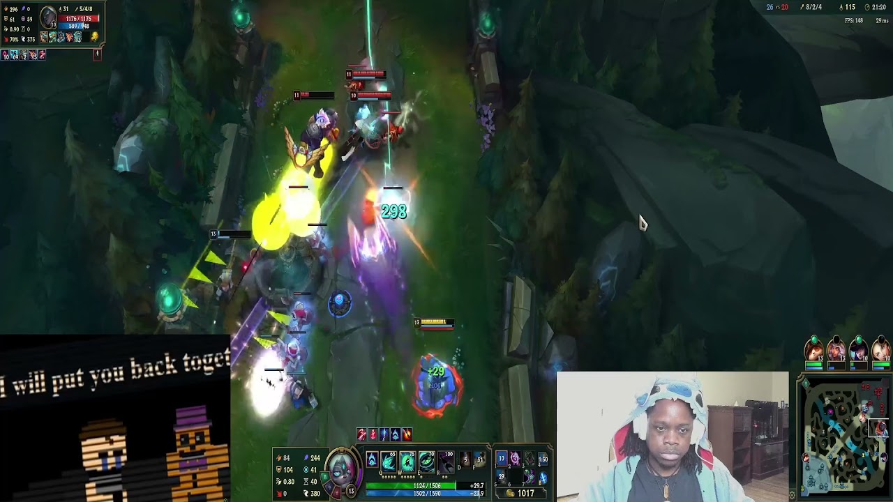 Paper Sin Presents | Goddess Vex Quadra Kill | A LoL Highlight - YouTube