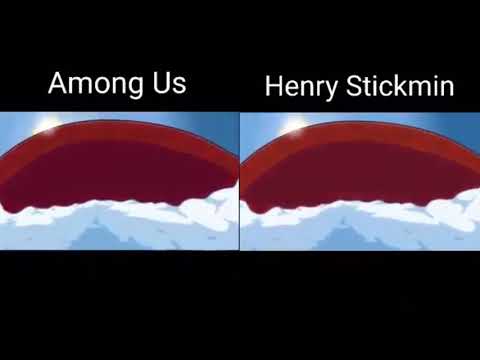 #Henry #stickman airship vs #AmongUs airship map