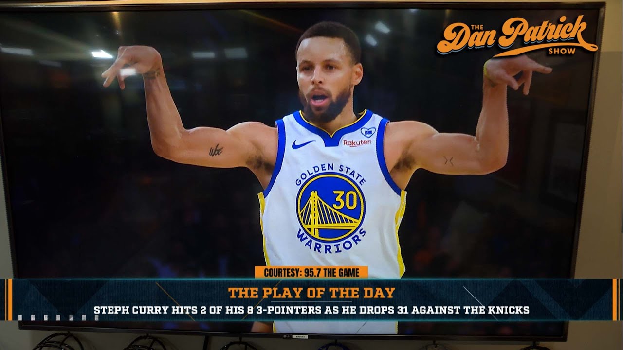 Play Of The Day: Steph Curry Hits 2 Of His 8 3-Pointers As He Drops 31 Against The Knicks | 3/01 ...