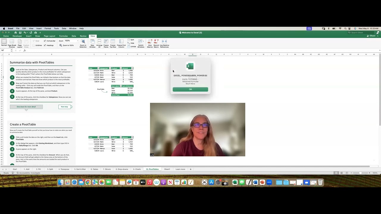 Wyzant Tutor Spotlight: Julie P., 05/08/2024 12:35:02 - YouTube
