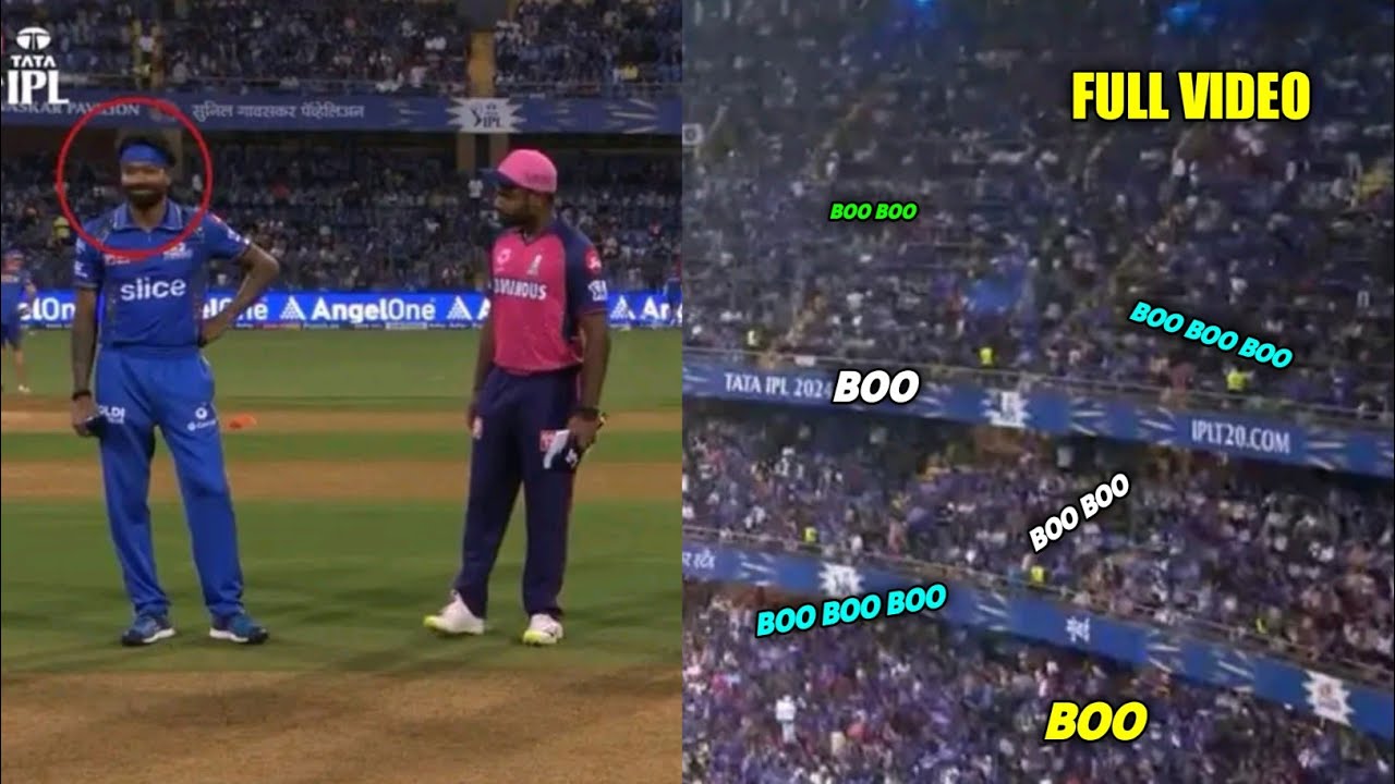 Hardik Pandya Booed At Wankhede Stadium Today | IPL 2024 MI vs RR Fans ...
