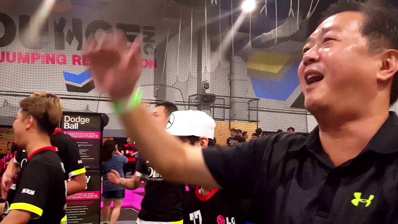 BOUNCE Singapore: LG Corporate Team-Building Event - YouTube