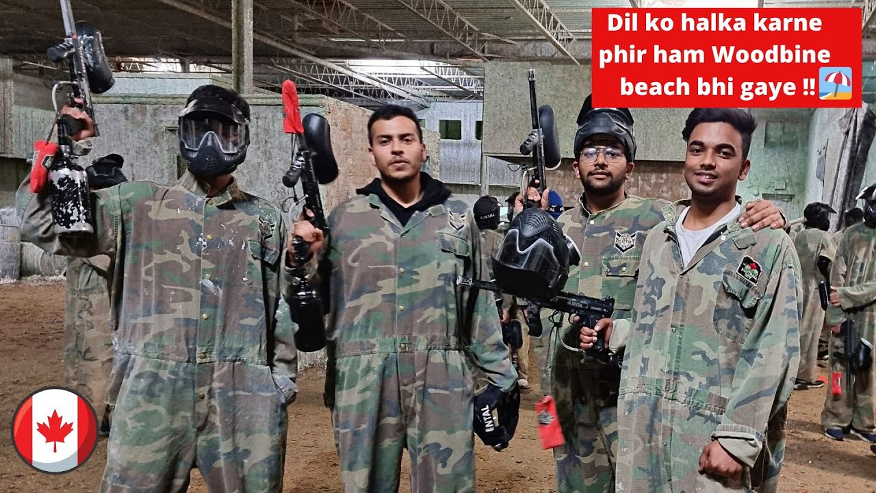 Visited Paintball center in Toronto || Sgt Splatters Paintball ️‍🔥 ...