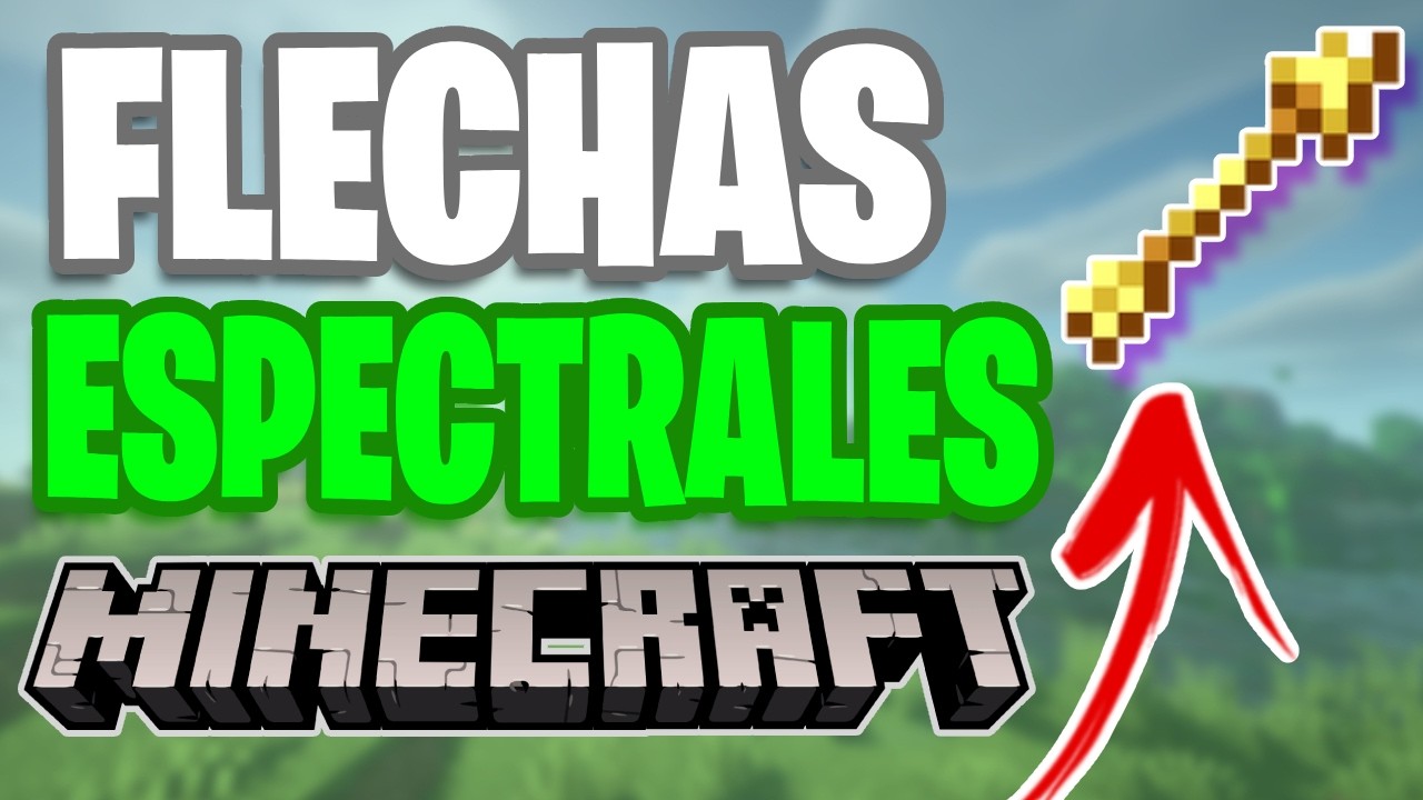 COMO HACER FLECHAS ESPECTRALES💎 EN MINECRAFT👈 - YouTube
