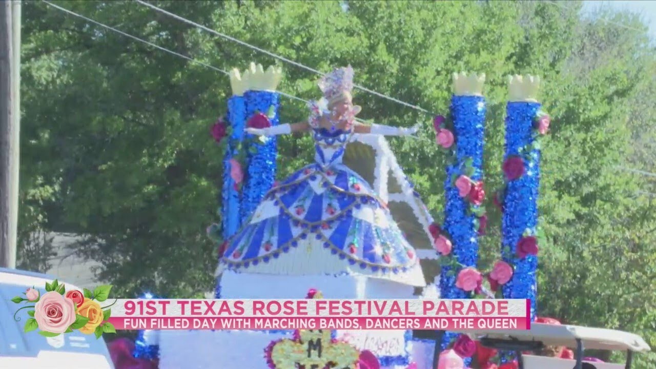 91st Texas Rose Festival Parade brings festival spirit to Tyler - YouTube