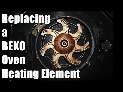 How to change an Oven Heating Element on a Beko Oven - Fan Oven not ...