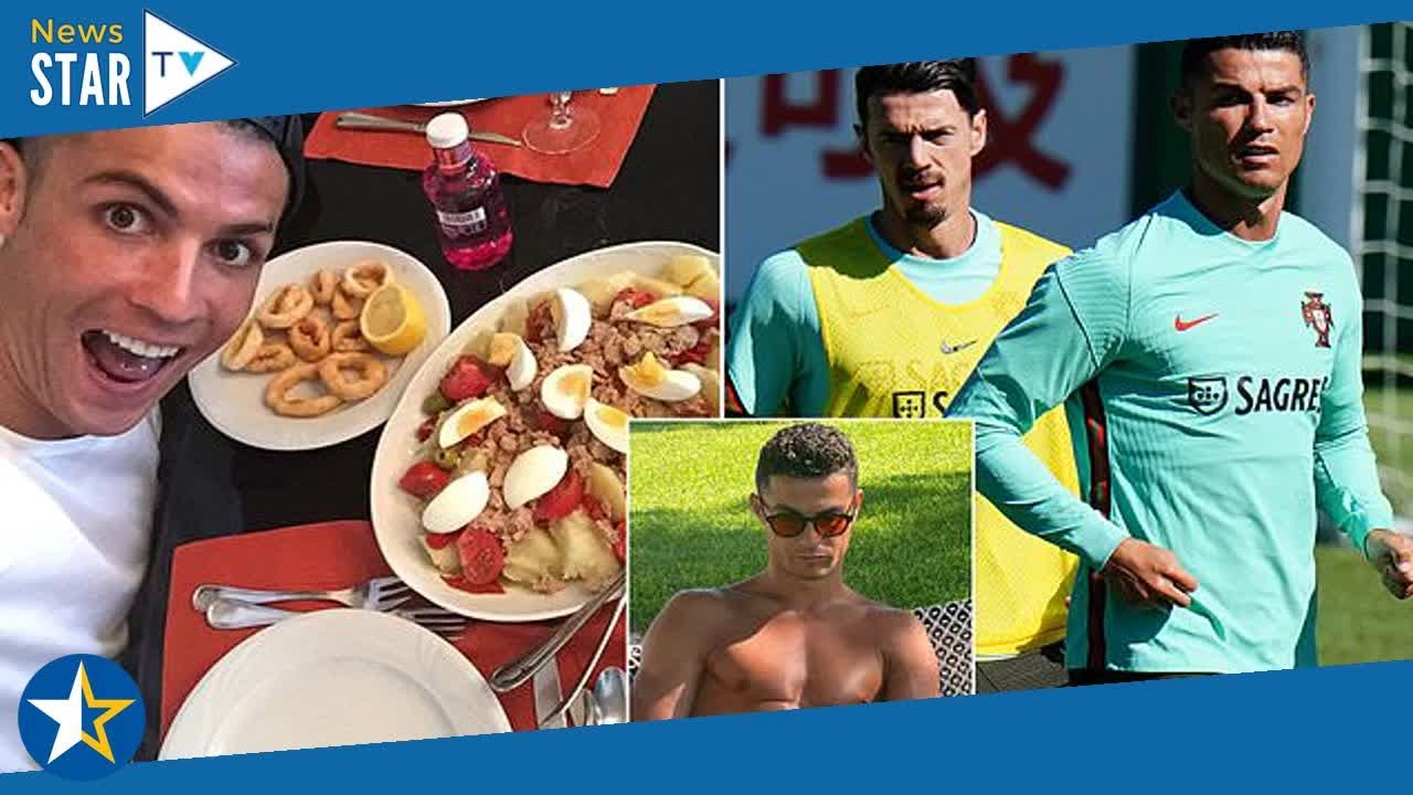 Man United star Cristiano Ronaldo has a 'junk food day' and enjoys ...