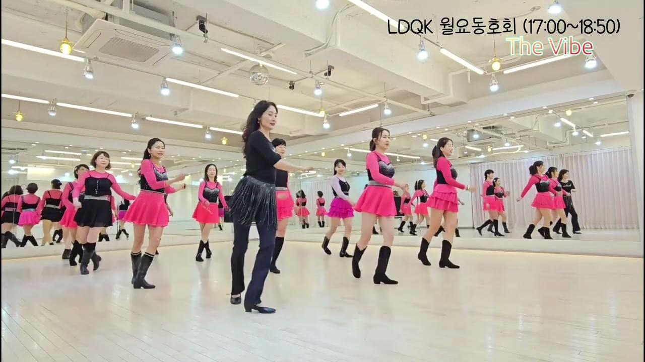 The Vibe Line Dance l Intermediate l 더 바이브 라인댄스 l Linedancequeen l Junghye Yoon - YouTube