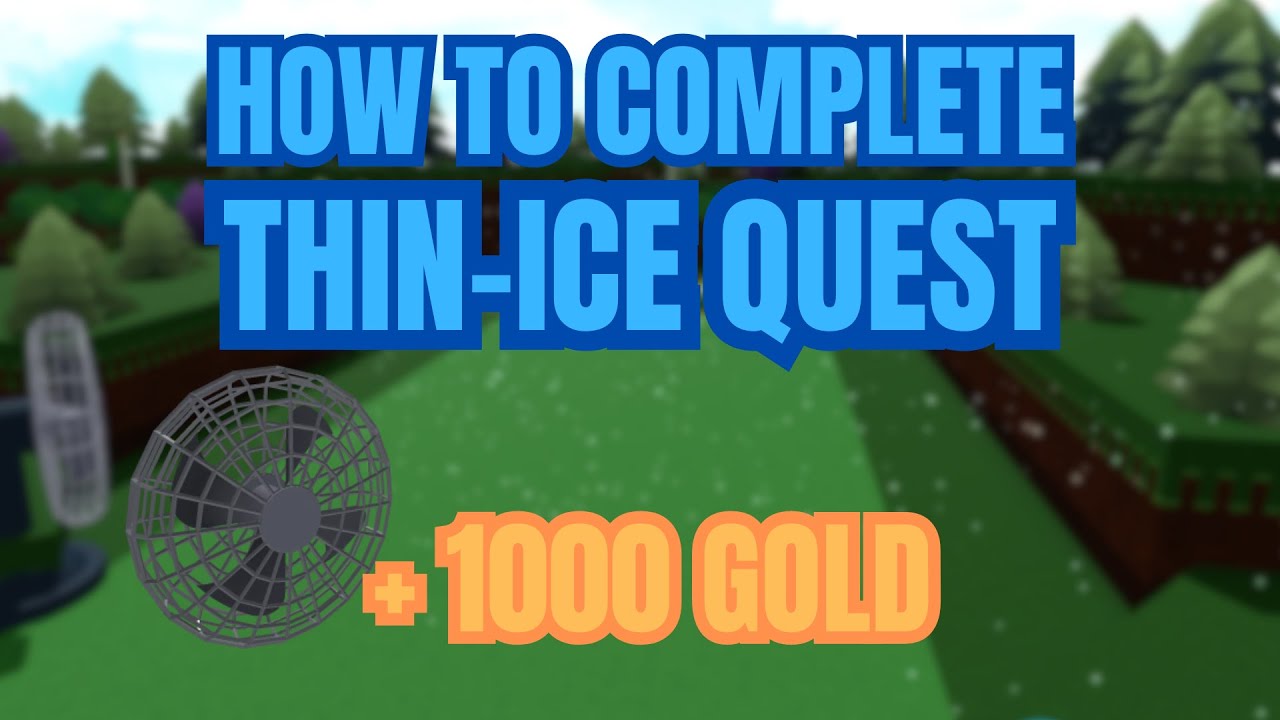 How To Complete Thin-Ice Quest | Build a Boat For Treasure - YouTube