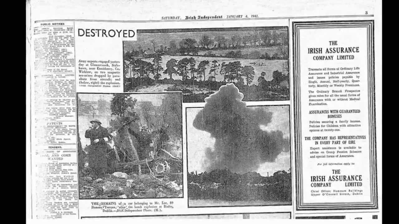 The Other German Bombings of Ireland 1940-41 - YouTube