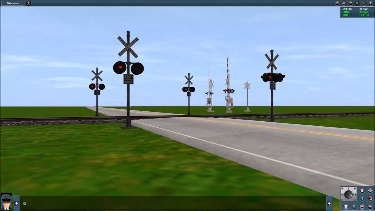 Trainz 12 - Railroad Crossing replacement (READ DESC) - YouTube