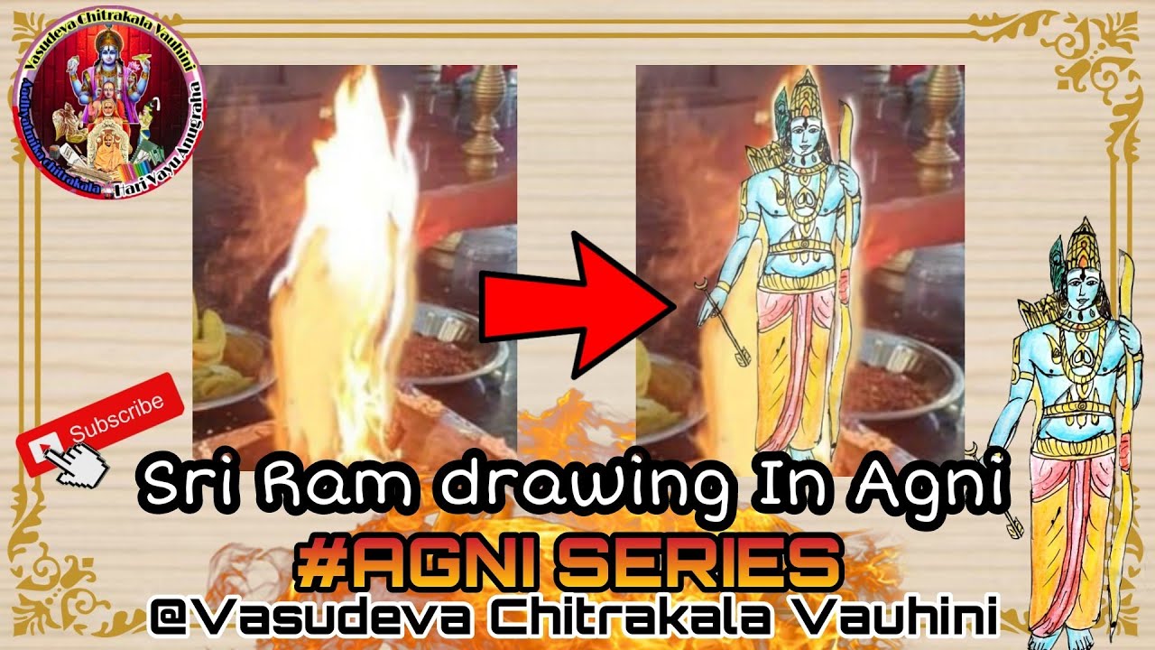 Sri Ram drawing||Agni drawing. - YouTube