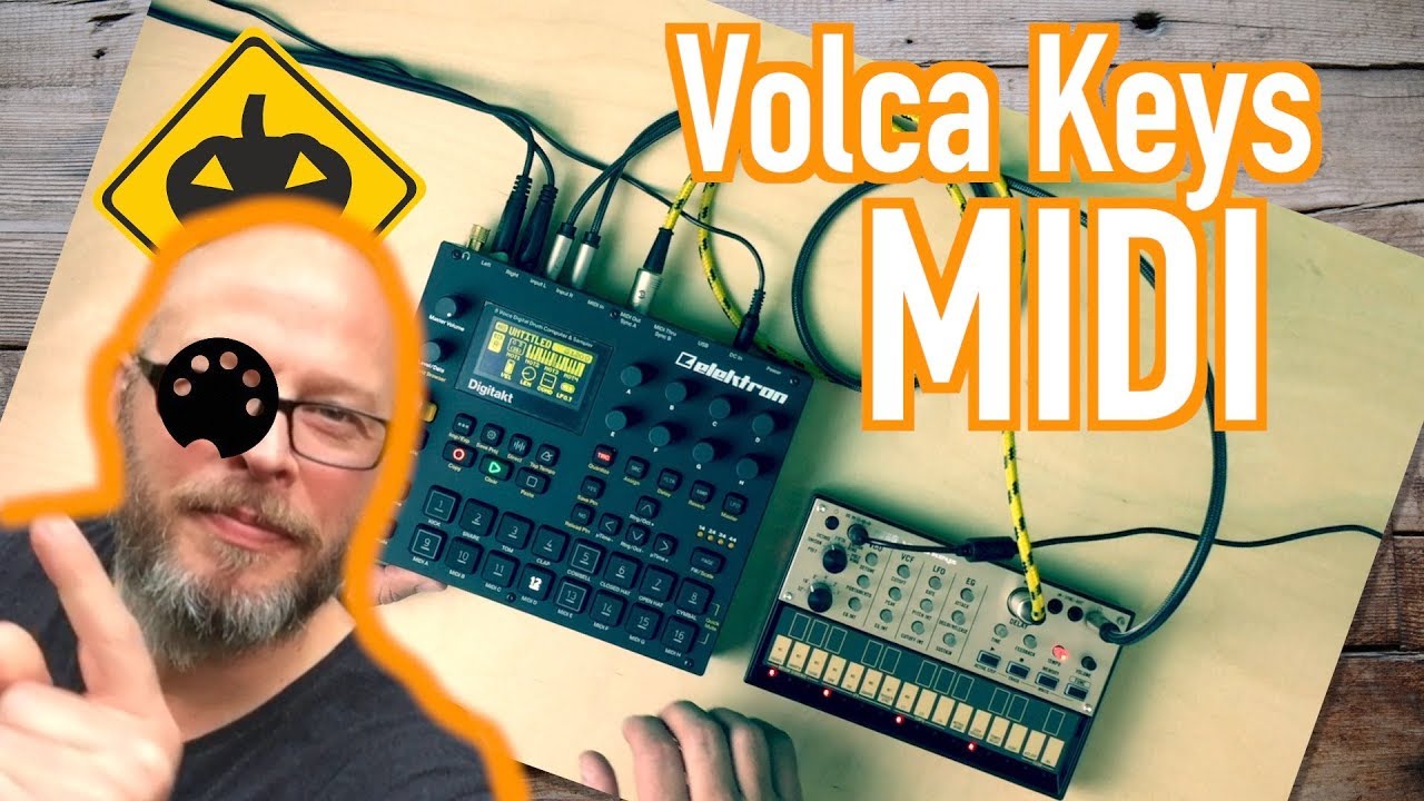 ELEKTRON DIGITAKT - MIDI TRACKS with the KORG VOLCA KEYS | Michael Kert ...