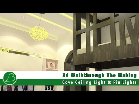 How to make a Cove Ceiling Light & Pin Light Lumion Tutorial - YouTube