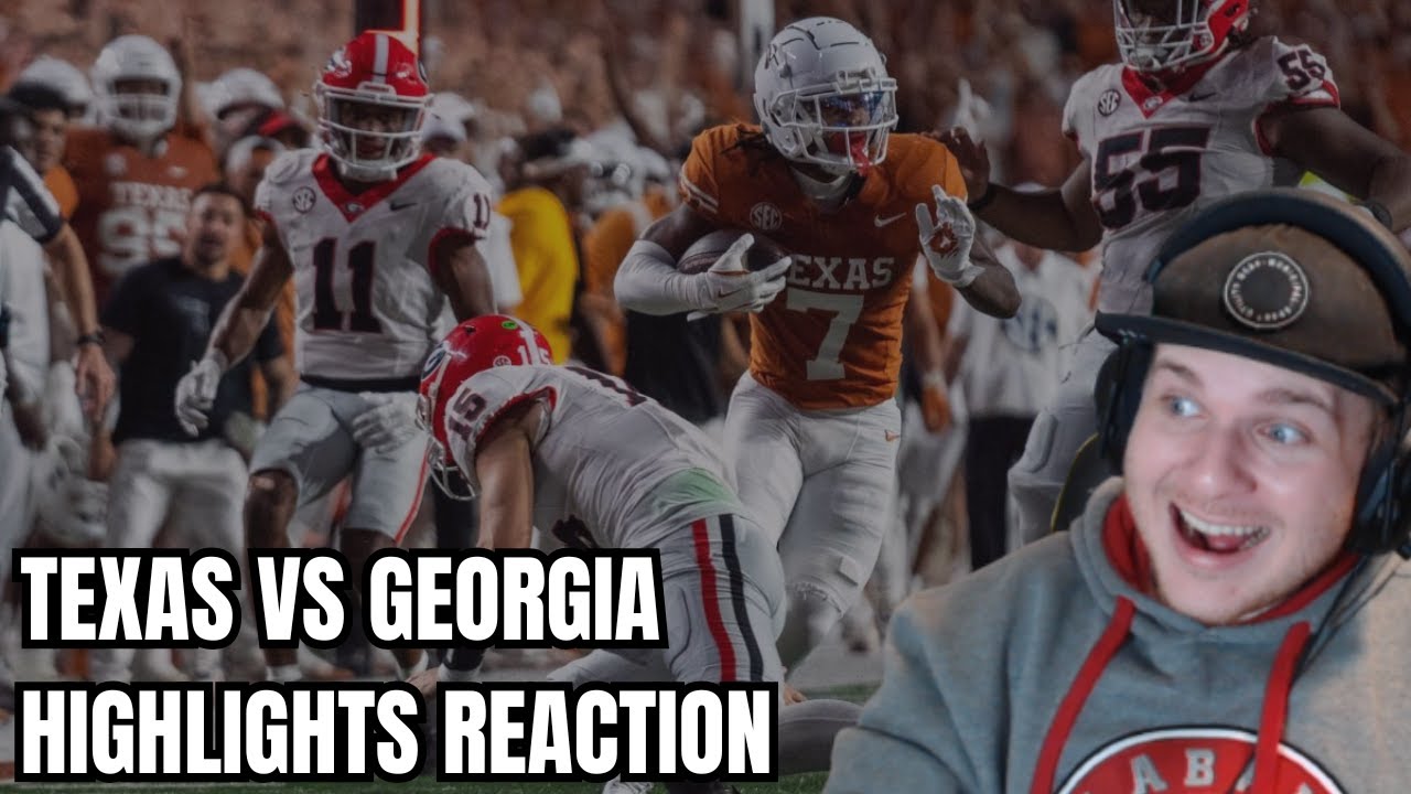 Georgia vs Texas Full Game Highlights REACTION - YouTube